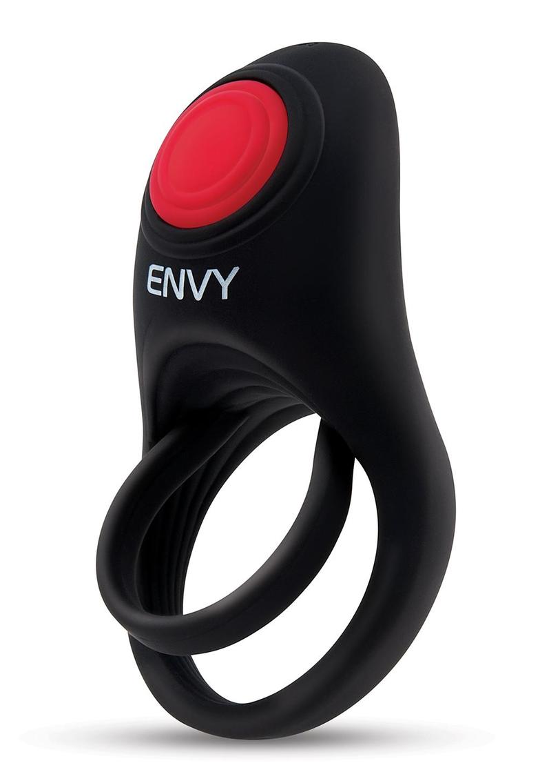 Bullseye Remote Control Vibrating Textured Silicone Dual Stamina Ring ...